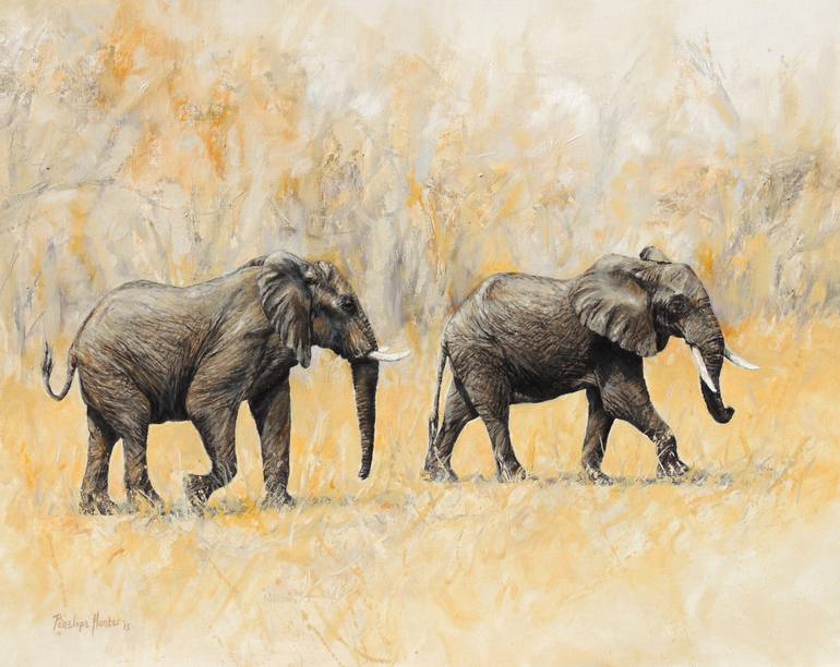 Where are We Going? Painting by Penelope Hunter | Saatchi Art