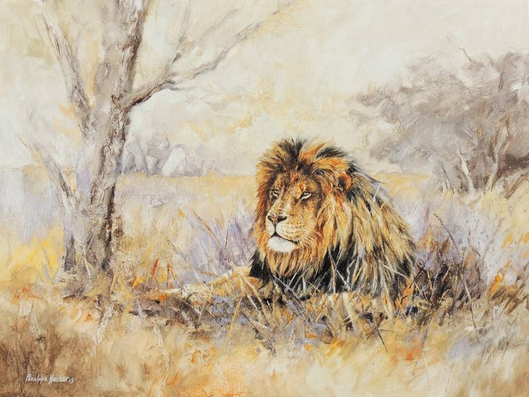 Resting in the Shade Painting by Penelope Hunter | Saatchi Art