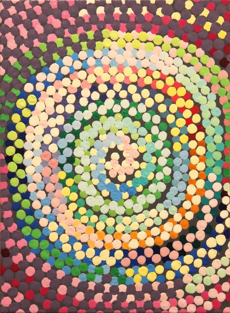 Coil #4 Painting by Brucie Hess | Saatchi Art