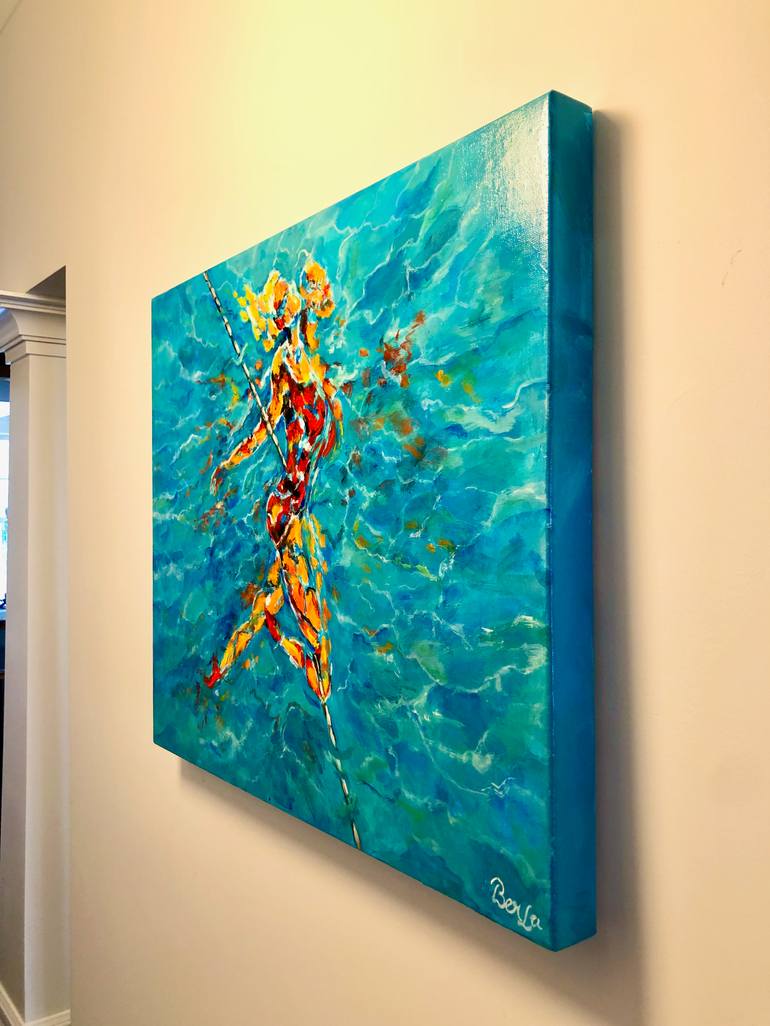 The Acrobat Painting by Berrak Ergul Lajoie | Saatchi Art