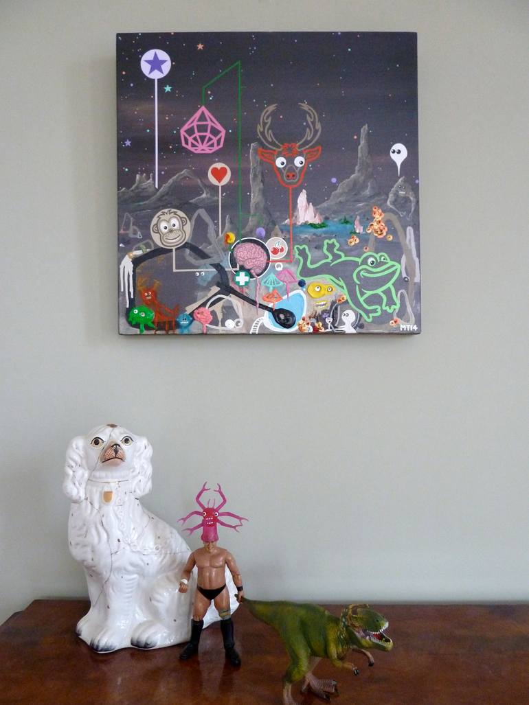 Plain Jane Superbrain Painting by Michael Tierney | Saatchi Art