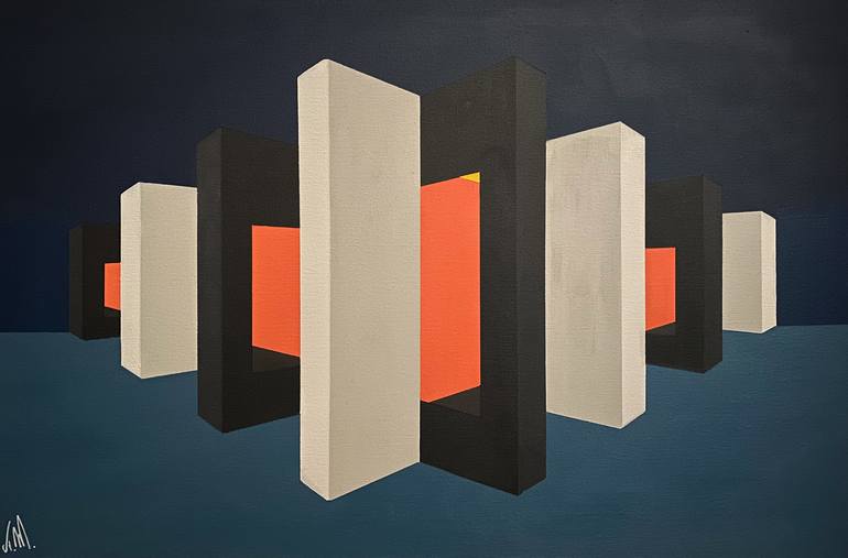 Jacks Design 1c. Jack O'Bahn Painting by Tim Muddiman | Saatchi Art