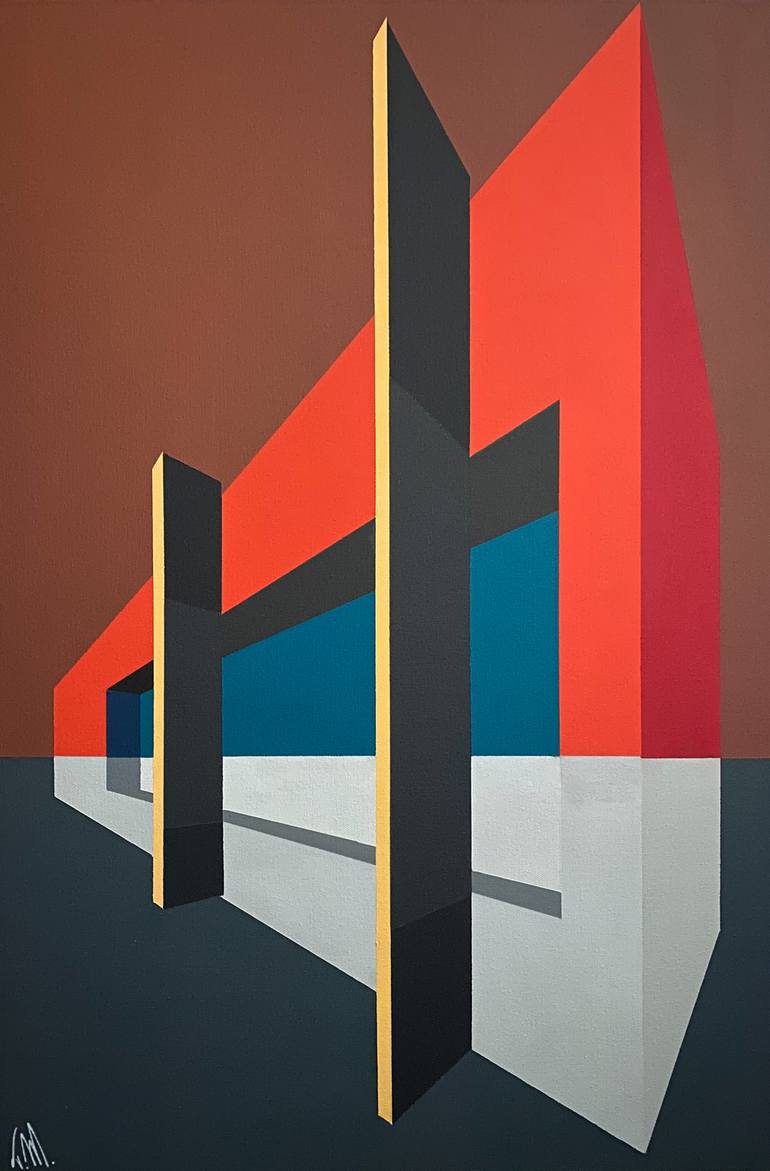 Jacks Design 1d. Jacks Departure Painting by Tim Muddiman | Saatchi Art