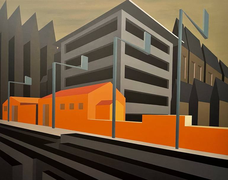 The Sports and Social Club Painting by Tim Muddiman | Saatchi Art