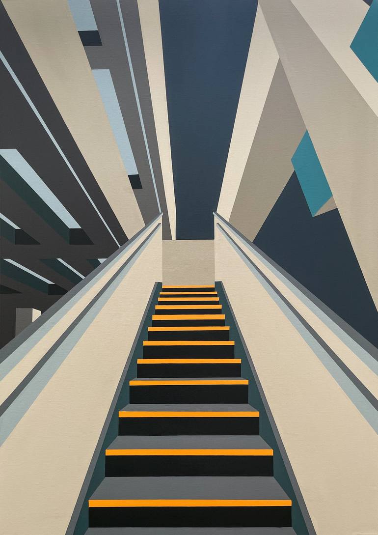 Multi Story 2 Painting by Tim Muddiman | Saatchi Art