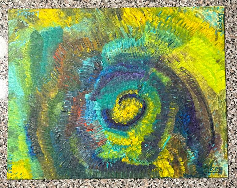 Mango Helix Painting by Lockey White | Saatchi Art