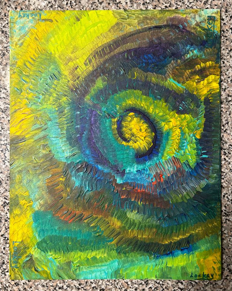 Mango Helix Painting by Lockey White | Saatchi Art