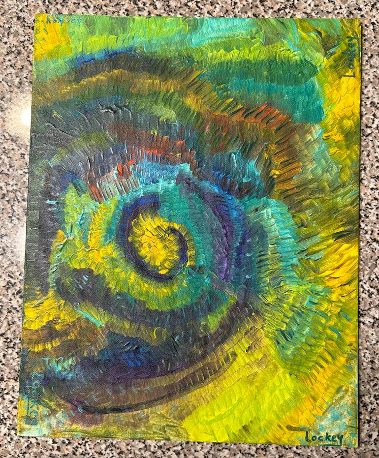 Mango Helix Painting by Lockey White | Saatchi Art