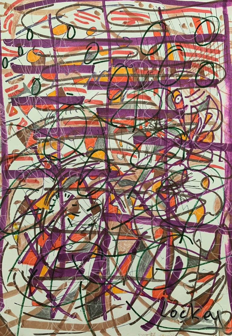 Fourth Dimensional Maze Drawing by Lockey White | Saatchi Art United ...