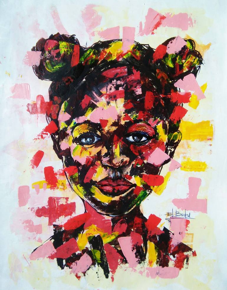 Fragmentation of identity #2 Painting by Ernest Larbi Budu | Saatchi Art