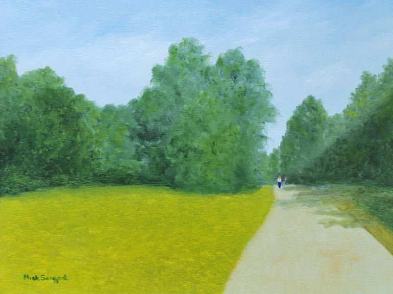 A Summer Walk Painting by Mick Sargent | Saatchi Art