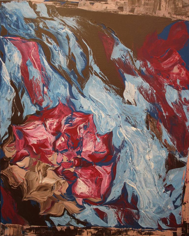 Stone rose Drawing by Yana Voitsekhovkskaya | Saatchi Art