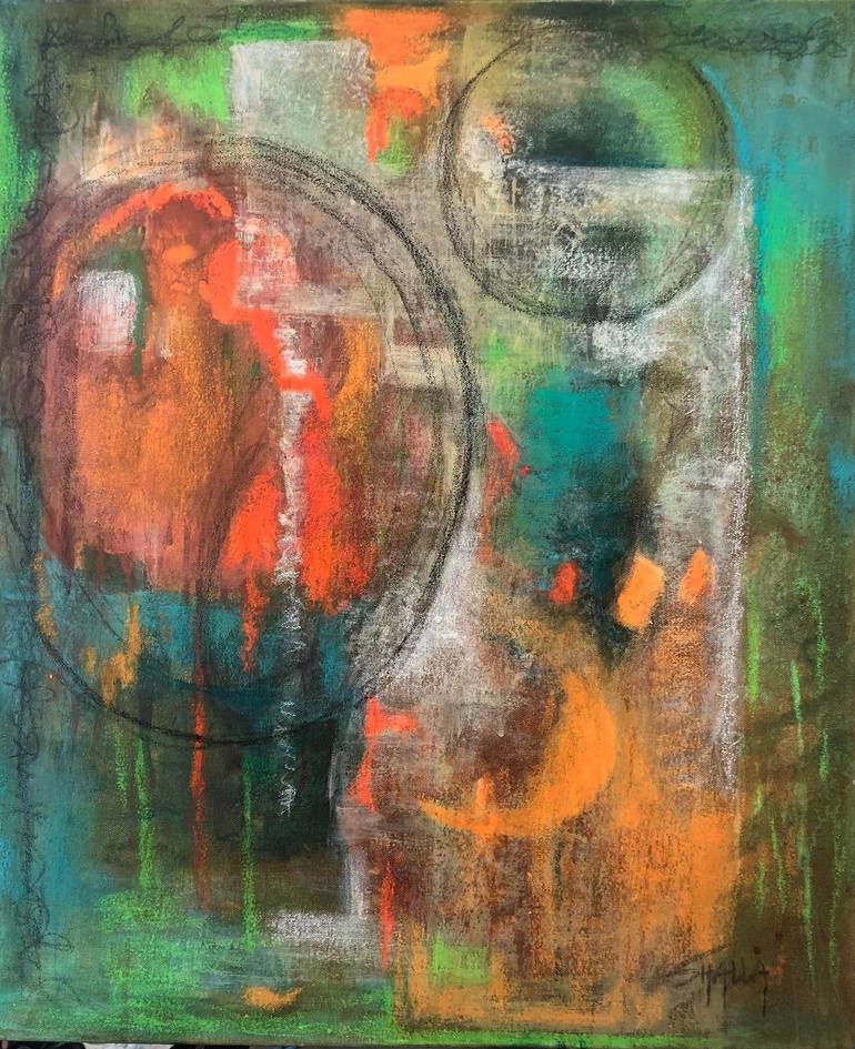 Meditation Painting by Shalla Javid | Saatchi Art