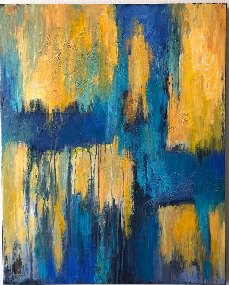 Feeling Abstraction Painting by Shalla Javid | Saatchi Art