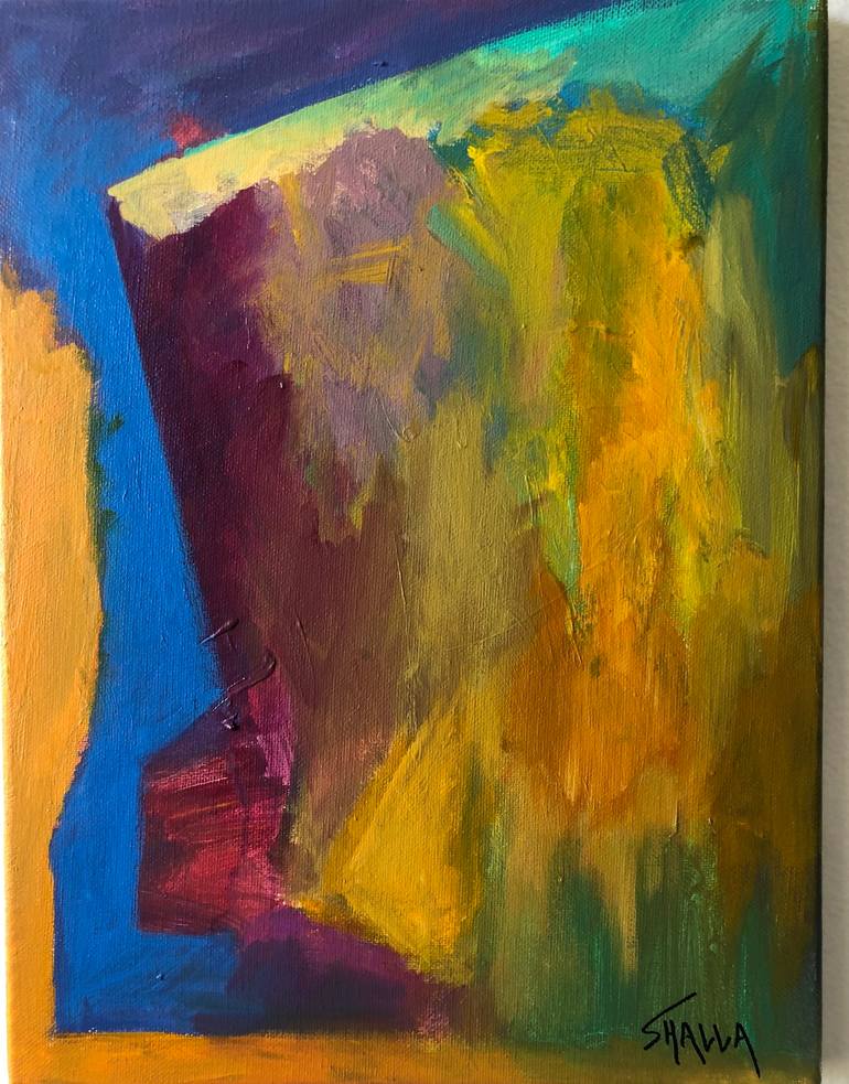 Drip of Sunshine Painting by Shalla Javid | Saatchi Art