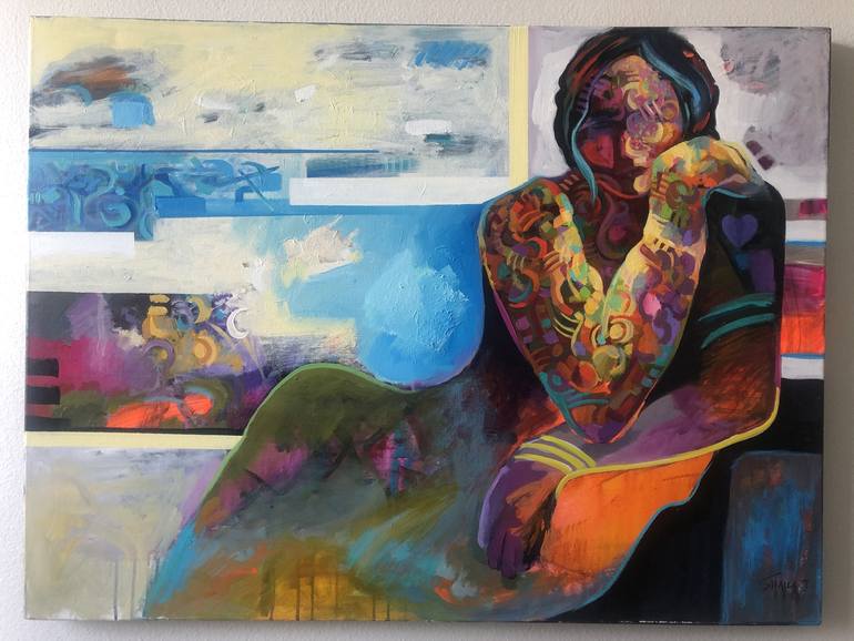 Love is My Name Painting by Shalla Javid | Saatchi Art