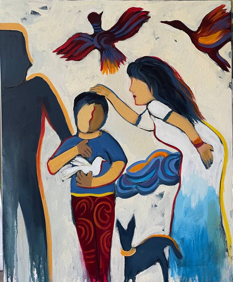 The Greatest Pleasure of Life is Love Painting by Shalla Javid ...