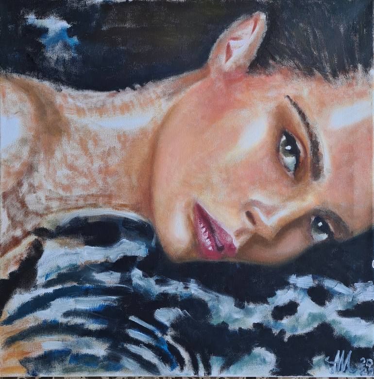 My Sweet and Tender Beast Painting by Anatoliy Mytskan | Saatchi Art