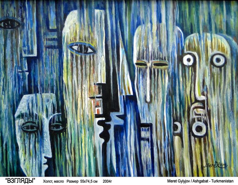 Views Painting by Meret Gylyjov | Saatchi Art