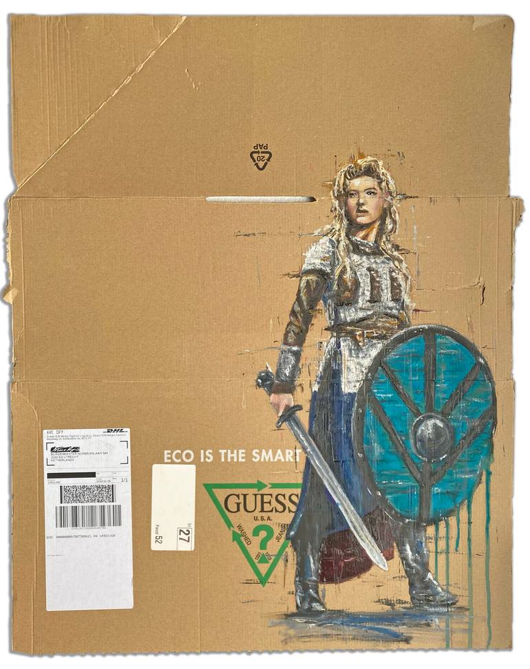 Queen Lagertha Painting by Marc van Rooijen | Saatchi Art