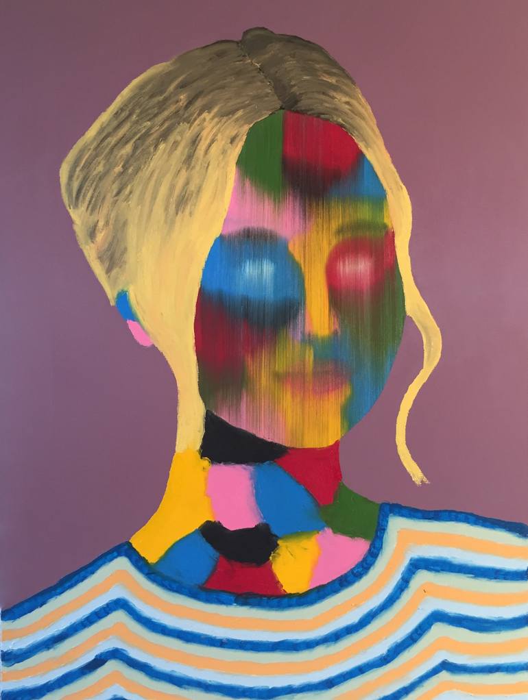 Portrait 2018.2 Painting by Eric Mancini | Saatchi Art