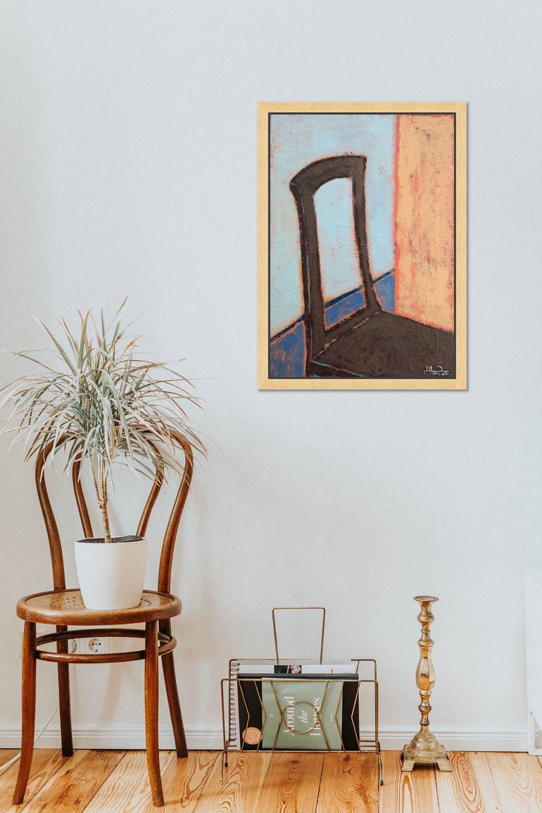 Empty Chair Painting by Erekle Tetsuyama | Saatchi Art