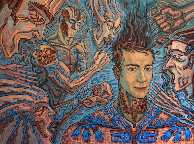 Socium Painting by Andrey Shuvalov | Saatchi Art