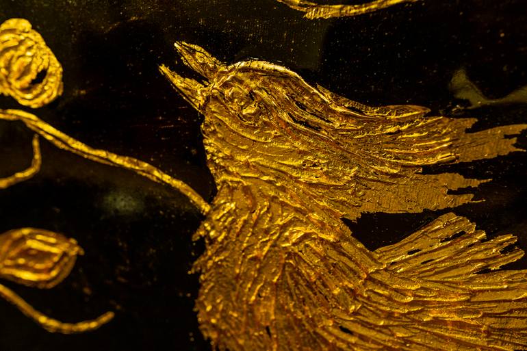 BIRD OF PARADISE Painting by Nata Valter | Saatchi Art