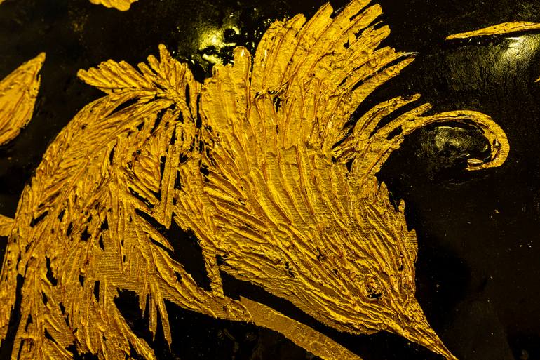 BIRD OF PARADISE Painting by Nata Valter | Saatchi Art