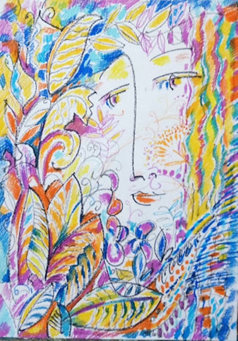 Portrait Drawing by Razumeiko Katerina | Saatchi Art