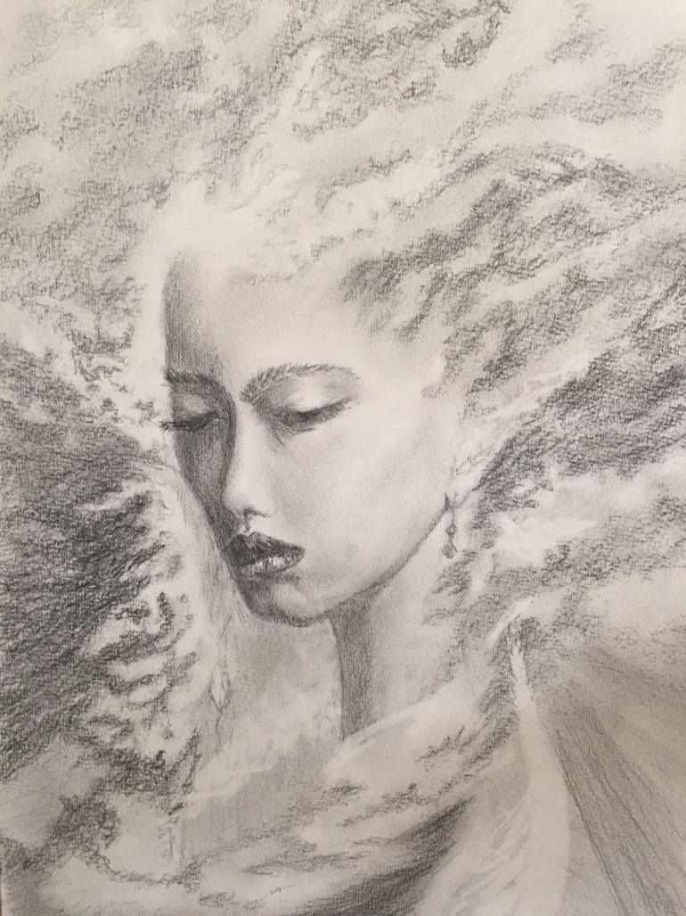 Afflicton with no class distinction Drawing by Mary Klesse | Saatchi Art