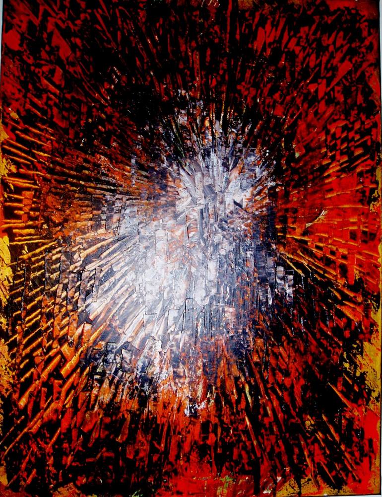 IMPLODE Painting by Brian Thomas | Saatchi Art