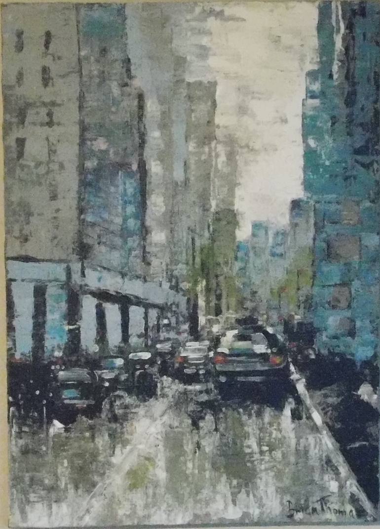 Rush Hour Painting by Brian Thomas | Saatchi Art