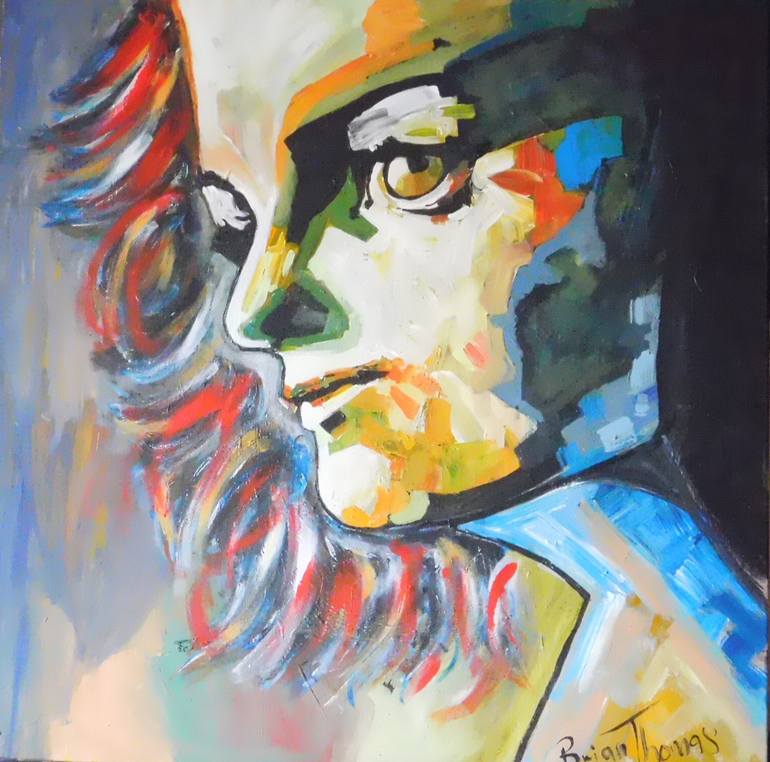 I see everything Painting by Brian Thomas | Saatchi Art