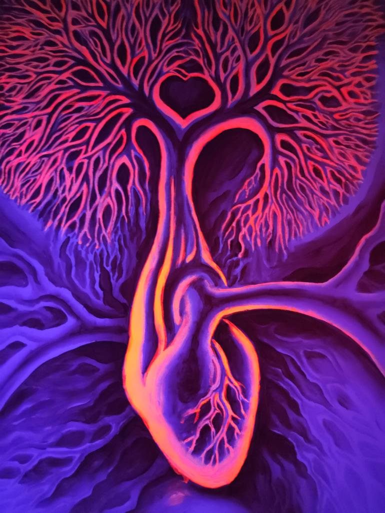 The tree of the heart Painting by Corina Chirila | Saatchi Art