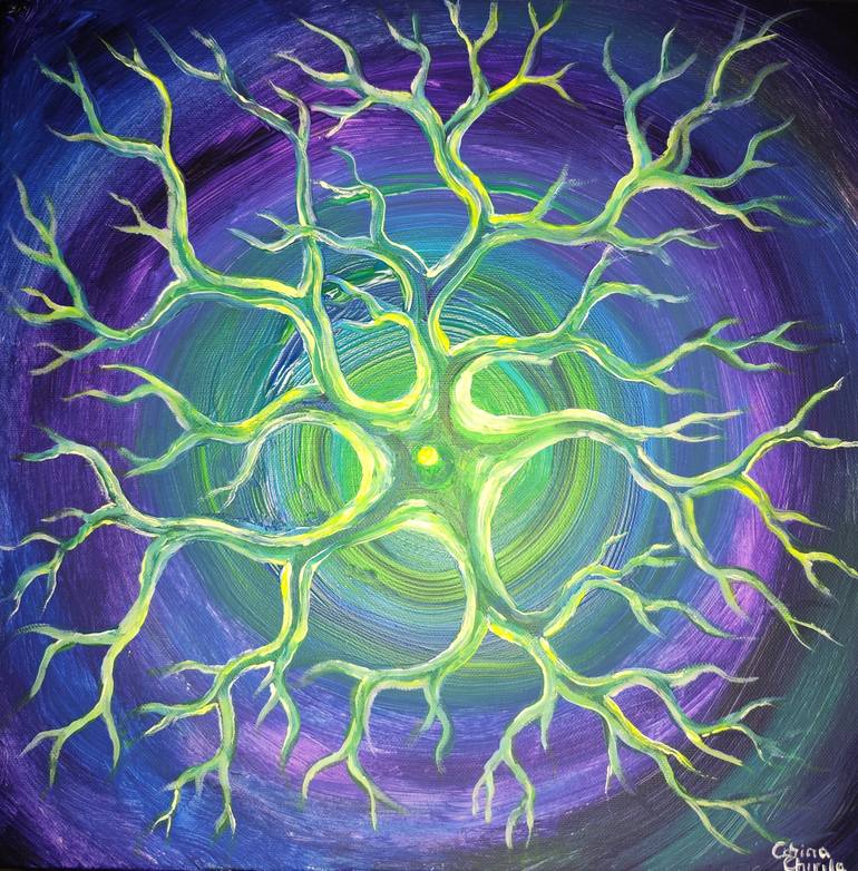 Glial cell Painting by Corina Chirila | Saatchi Art
