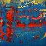 Red Structures 1 Painting by Kemal Yazici | Saatchi Art
