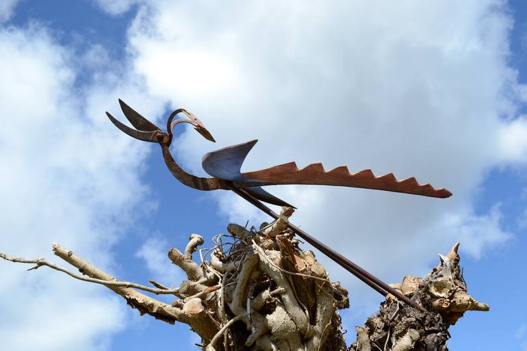 Jurassic Bird Sculpture by Gerard Bellaiche | Saatchi Art