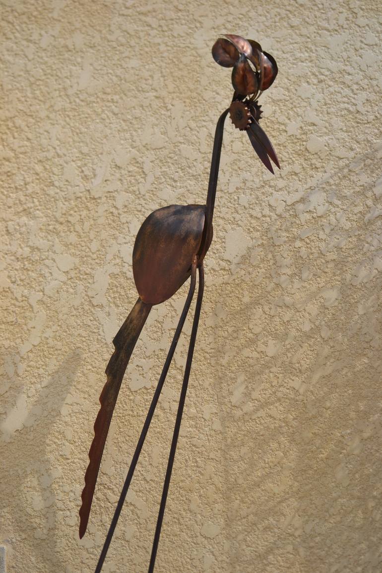 King bird Sculpture by Gerard Bellaiche | Saatchi Art