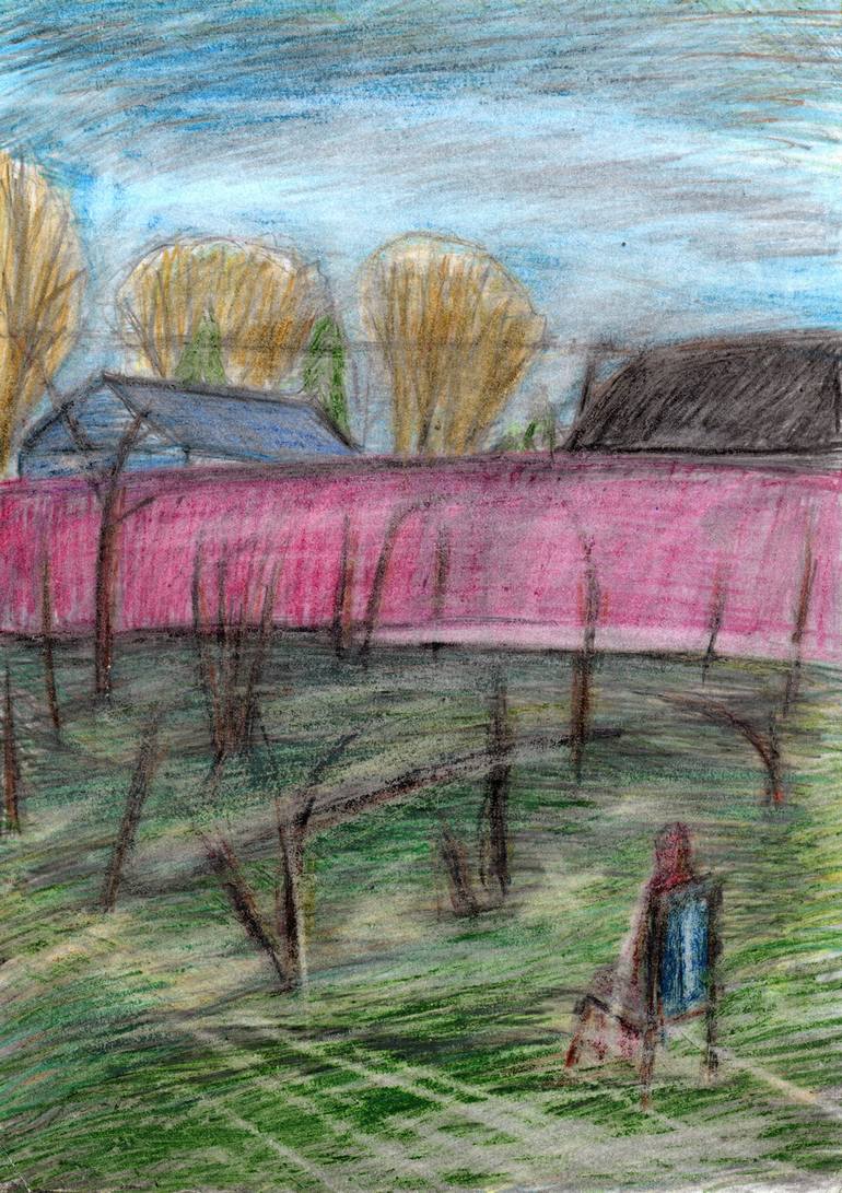 In the country Drawing by SAPA ART | Saatchi Art