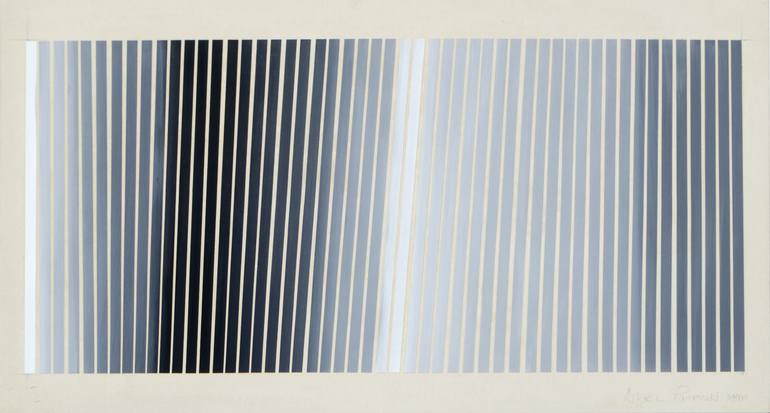 Color Gradation System, Grey Gradience No.1 Painting by Angel Panevski ...