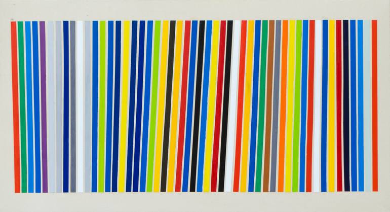 Linear gradient system X Painting by Angel Panevski | Saatchi Art