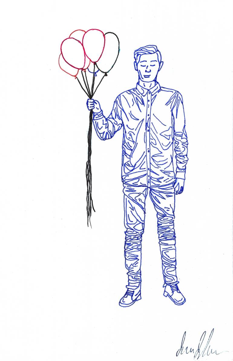 Selfless Drawing by James M Johnson | Saatchi Art