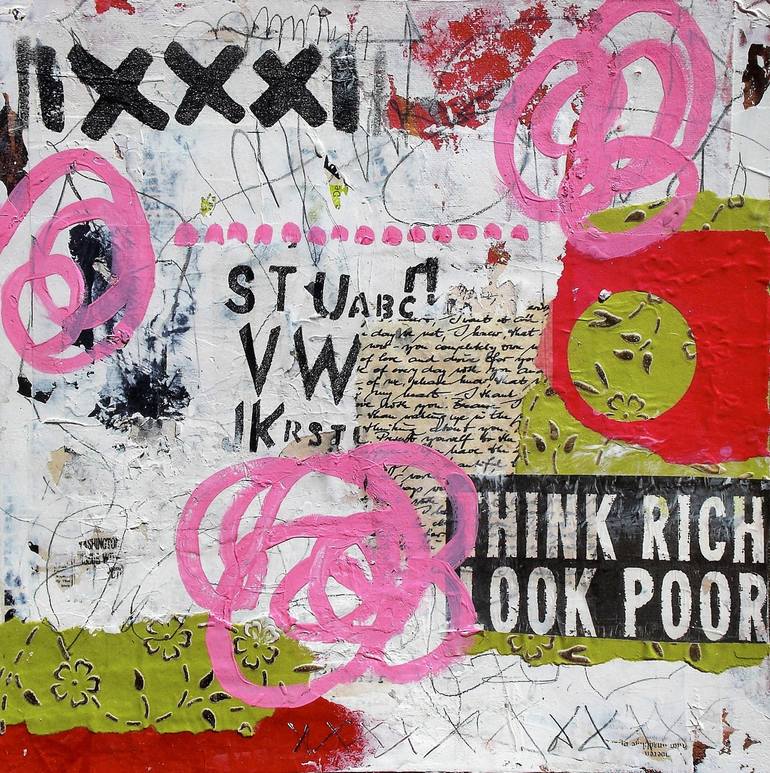 think rich Painting by Conny Lehmann | Saatchi Art