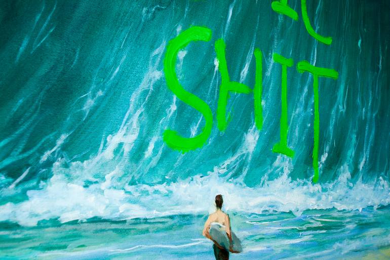 Do Epic Shit Painting by Tanya Voitenkova | Saatchi Art