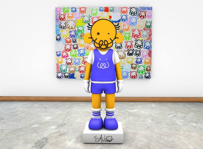 SMiLO - Yellow Skin Installation by Smilo Art | Saatchi Art