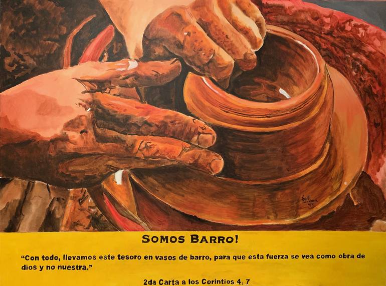 Somos Barro! Painting by Keith Francoeur | Saatchi Art