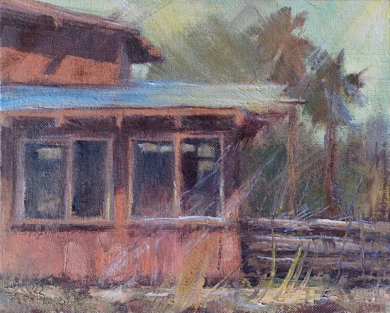 Craftsman on Champion Place Painting by Frederick Hurd | Saatchi Art