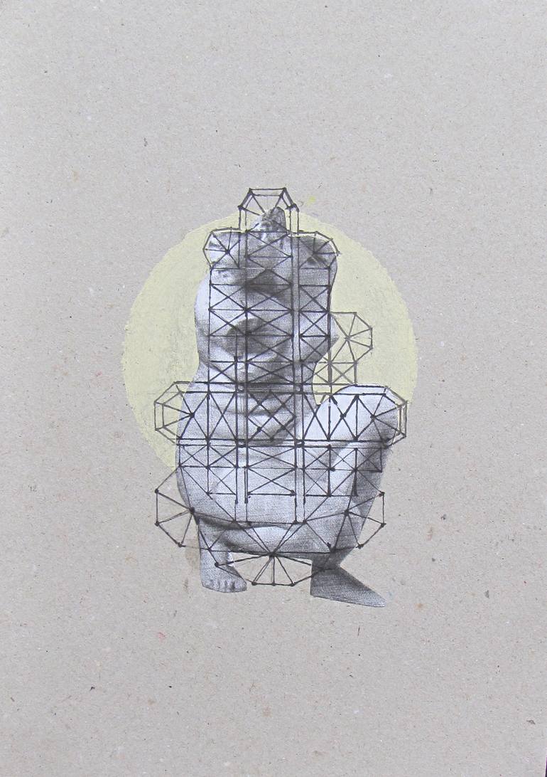 Body's Architecture - body as a measure Drawing by Karolina Kardas ...