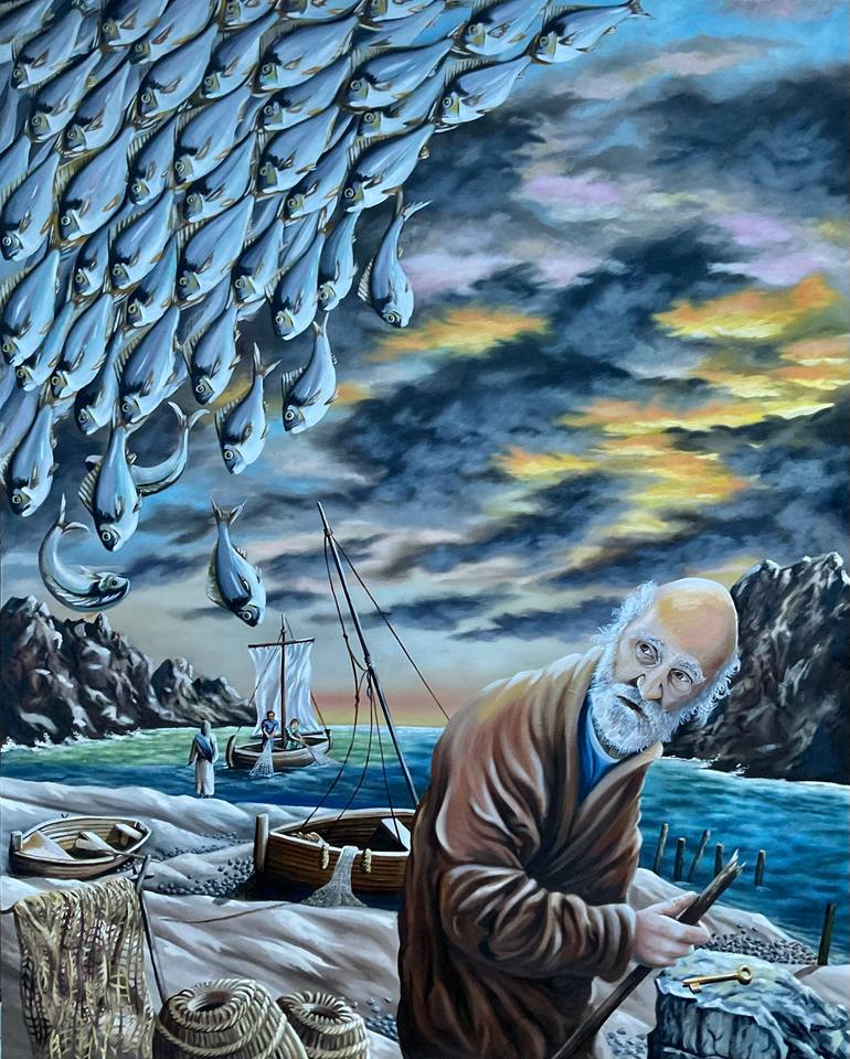 Cephas Painting by Kurt Russell | Saatchi Art